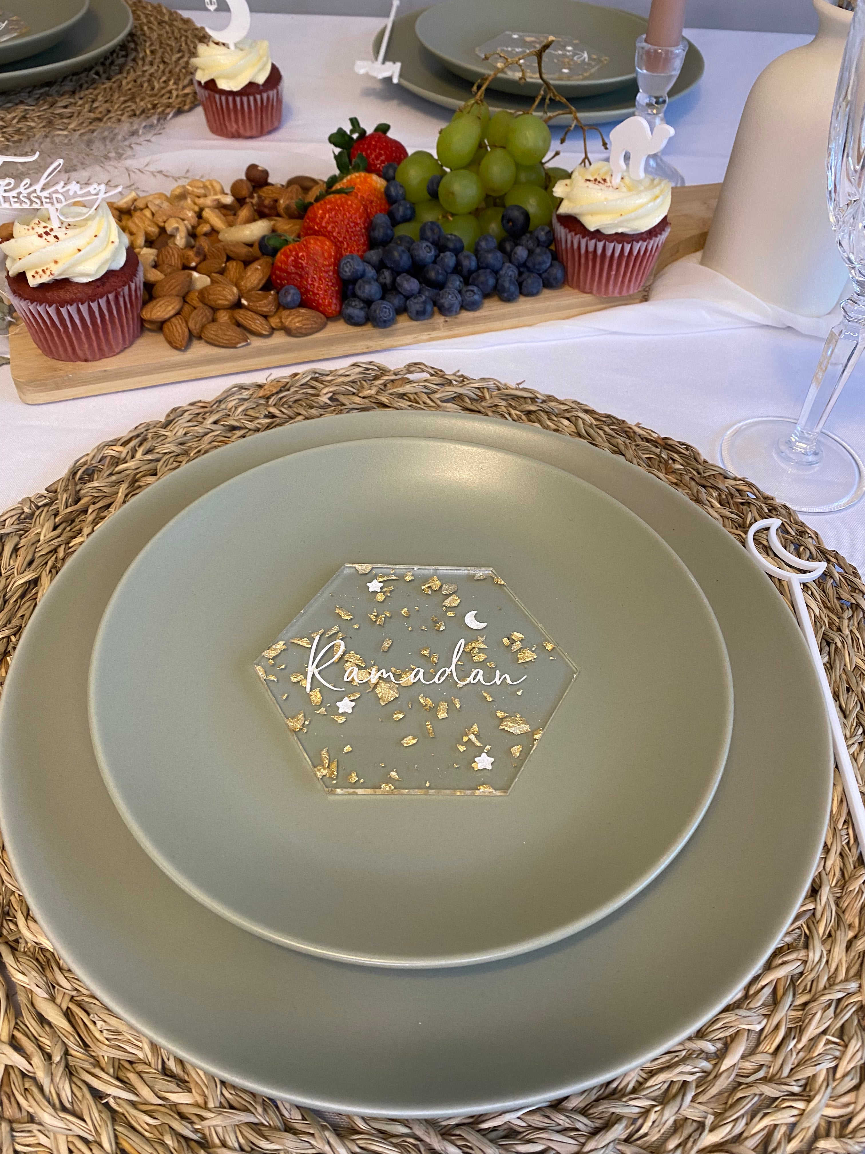 Ramadan Coasters & Place Cards – threesisterss